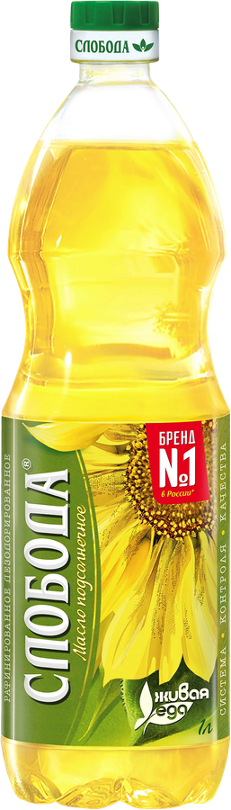Масло подсолнечное СЛОБОДА рафинированное дезодорированное вымороженное ...